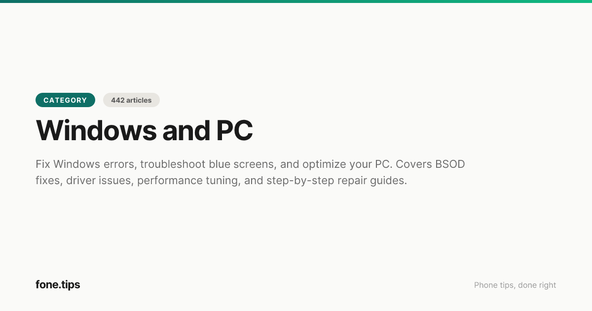 Windows & PC - Tips, Guides & Reviews | Fone.tips